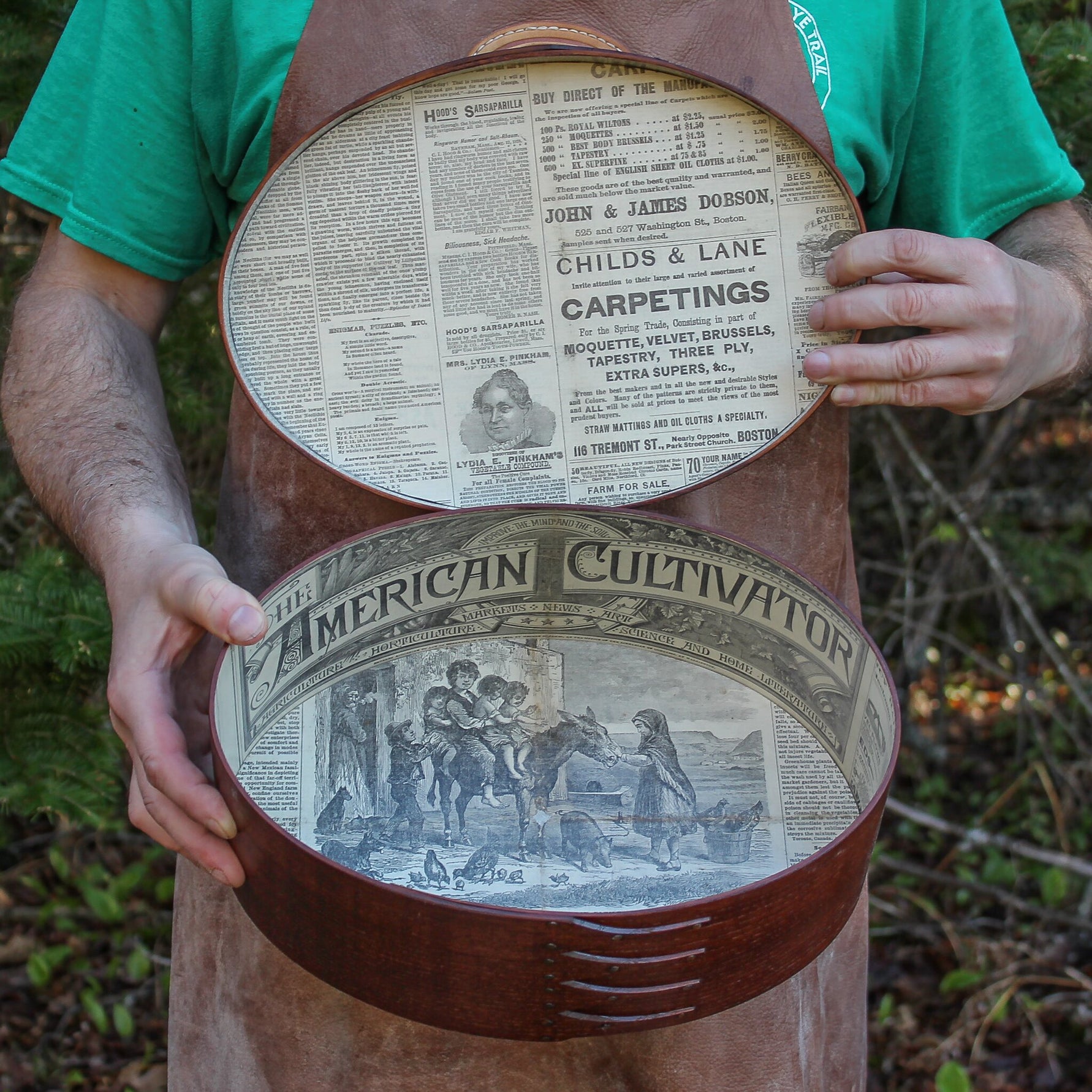 Handcrafted Shaker Oval Boxes & Carriers, LeHay's Shaker Boxes – LeHays ...